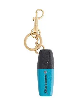 ANYA HINDMARCH Highlighter Leather Charm - Peacock