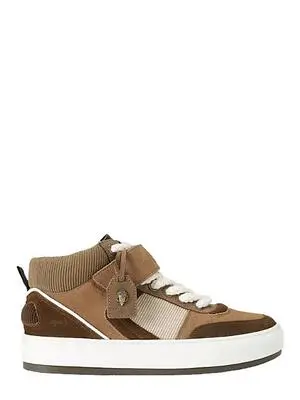 Kurt Geiger Southbank B Ball Suede Trainers - Taupe Comb