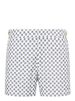 Orlebar Brown Setter Lumini Printed Swim Shorts - White Sand