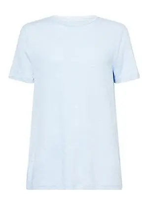 Derek Rose Jordan Short-sleeve Linen T-shirt - Blue