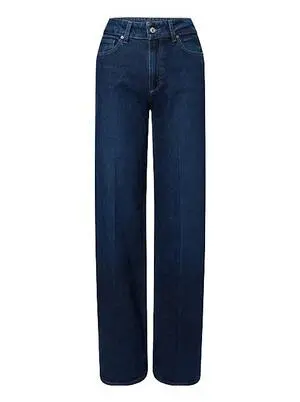 Paige Sasha Wide-leg Stretch-denim Jeans - Dwell