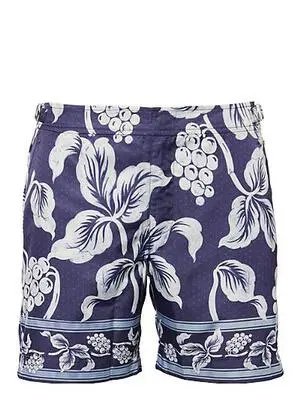 Orlebar Brown Bulldog Petralis-print Swim Shorts - Night Iris