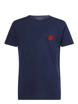 Derek Rose Rory Short-sleeve Cotton-jersey T-shirt - Navy