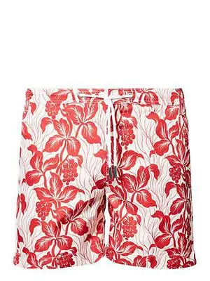 Orlebar Brown Bulldog Printed Swim Shorts - Summer Red