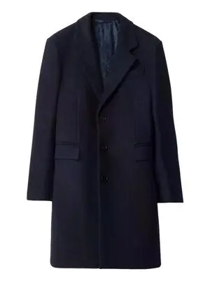 Burberry Wool Coat - Blue