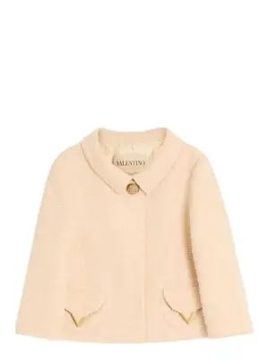 Valentino Garavani Vlogo Signature Wool Jacket - Beige