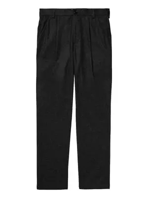 Oliver Spencer Morton Straight-leg Pleated Trousers - Gray