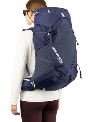 SALOMON Aerotrek 48 Hiking Backpack - Maritime Blue / Mood Indigo