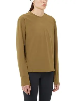 SALOMON Trackline LS Tee Brilliant Olive