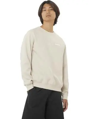 SALOMON Logo Crewneck M Rainy Day