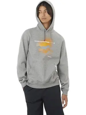 SALOMON GTS Hoodie Heather Grey