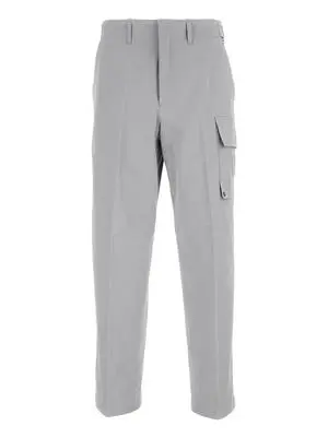 Fendi Gabardine Trousers - Grey