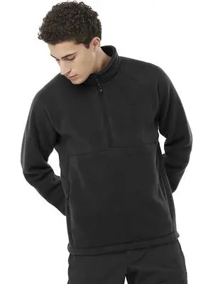 SALOMON Chroma Fleece Half-zip Pullover - Deep Black