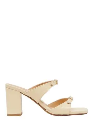 DOLCEVITA Shane Heels - Light Yellow Crinkle Patent