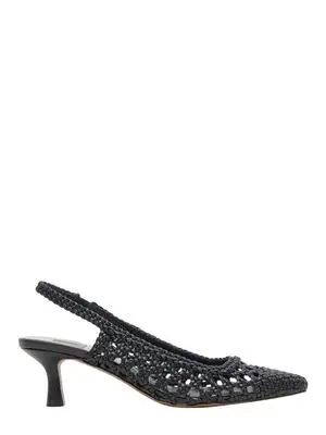 DOLCEVITA Olympa Slingback Kitten Heels Black Stella