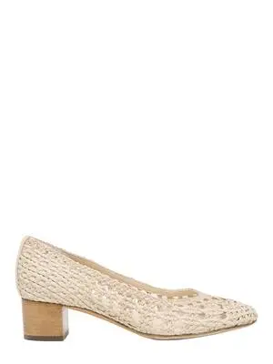 DOLCEVITA Lula Heels - Ivory Multi Woven Raffia