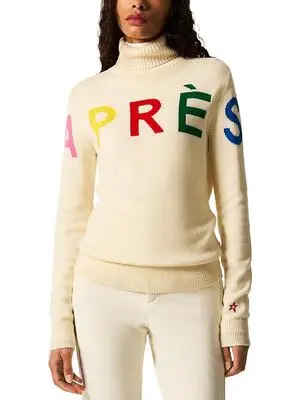 Perfect Moment Wool Apres Sweater - Snow White