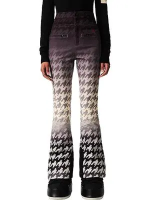 Perfect Moment Aurora Ski Pants - Degreade Bw Houndstooth