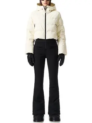 Perfect Moment Polar Flare Ski Suit - Black/white