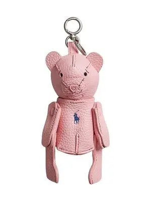 Polo Ralph Lauren Polo Bear Leather Bag Charm - Pink