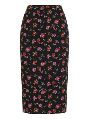Dolce & Gabbana Floral-print Straight Skirt - Multicolor