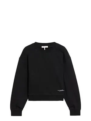Rag & Bone Vintage French Cotton-terry Sweatshirt - Black