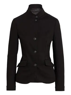 Rag & Bone Sadie Ponte Blazer - Black