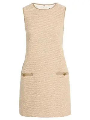 Rag & Bone Frances Cotton-blend Tweed Mini Dress - Beige