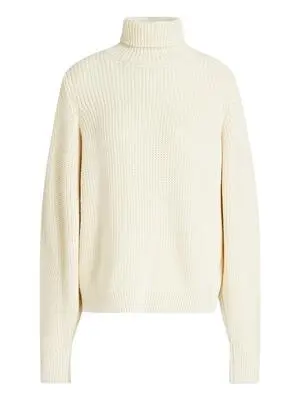 CAES Ribbed Merino Wool Turtleneck Sweater