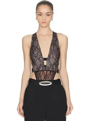 HAELO Opacity Bodysuit - Black
