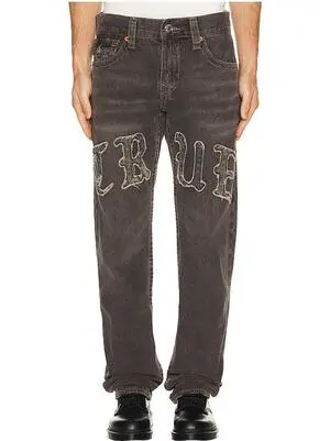 True Religion Ricky Flap Jeans - Black