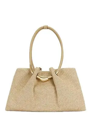 Cult Gaia Asa Satchel Natural