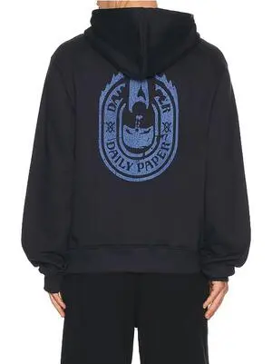 DAILY PAPER Candle Label Hoodie - Sky Captain Blue