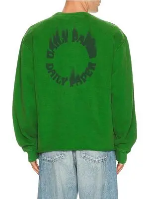 DAILY PAPER Flame Circle Sweatshirt - Abundant Green