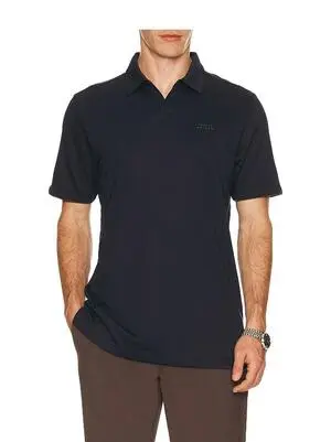Travis Mathew Late At Night Polo In Navy - Total Eclipse