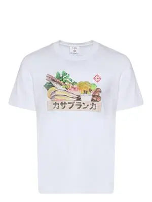 Casablanca Ingredients Printed Tee - White