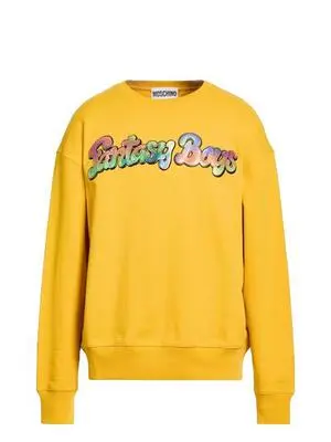 Moschino Couture Marigold Organic Cotton Sweatshirt - Yellow