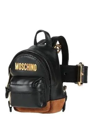 Moschino Couture Leather Belt Bag - Black