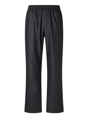 Celine Cashmere-flannel Trousers - Gray