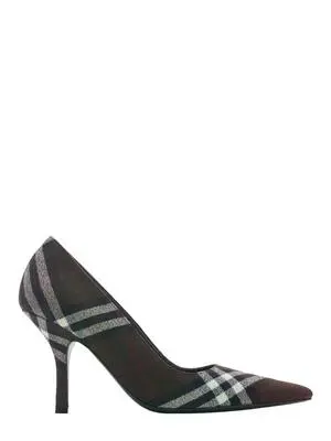 Burberry Check Dame Pumps - Brown