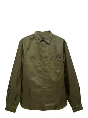 Prada Re-nylon Patch Pocket Shirt - Green