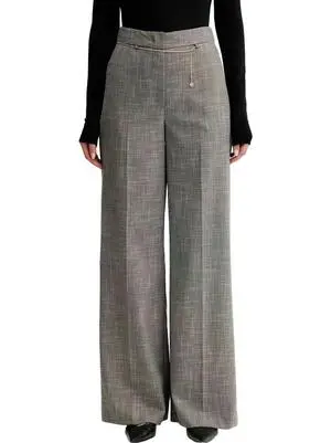 SIMONA CORSELLINI Chain-detail Trousers - Grey