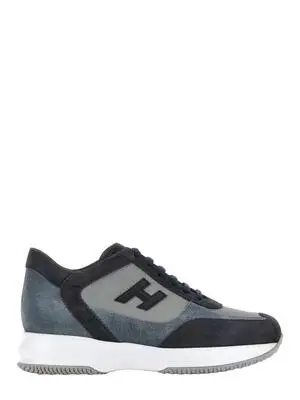 Hogan Interactive Logo-appliqué Sneakers - Grey
