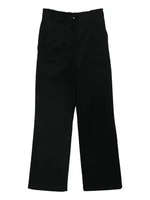 TO B. BY AGNÈS B. Flared Cropped Trousers - Black