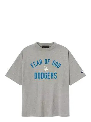 Fear Of God X Mlb Dodgers 90's T-shirt - Grey