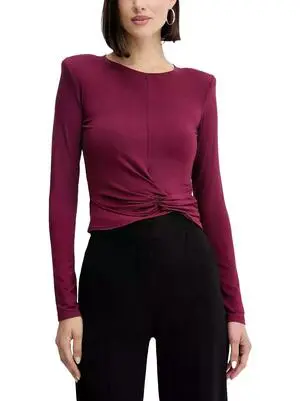 SIMONA CORSELLINI Knot-detail Top - Purple