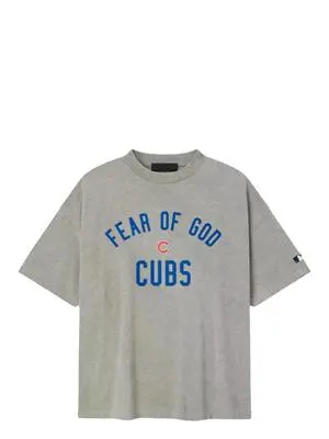 Fear Of God Cubs 90s Tee Graphic Print T-shirt - Grey