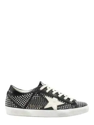 GOLDEN GOOSE Super-star Studded Sneakers - Black