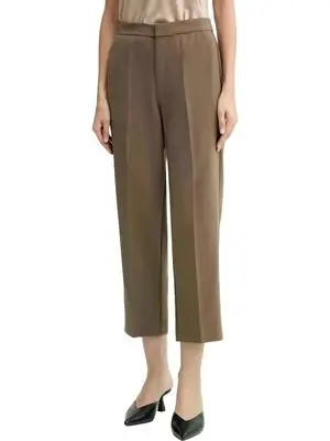 ISABELLE BLANCHE Cropped Trousers - Brown