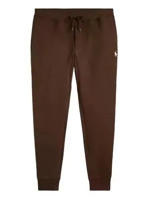 Polo Ralph Lauren Double-knit Embroidered Track Pants - Brown